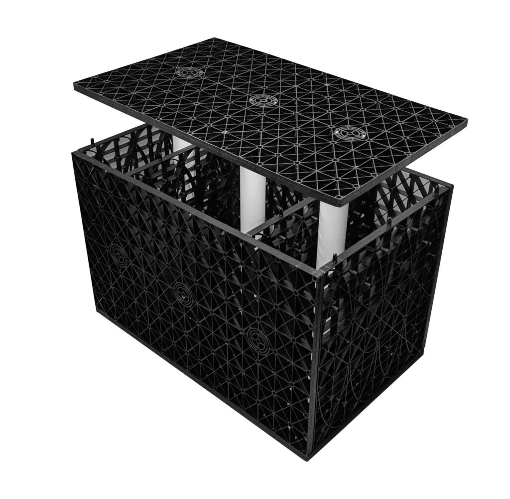Water Soakaway Crate Supplied With Filtration Membrane | 800 x 500 x ...