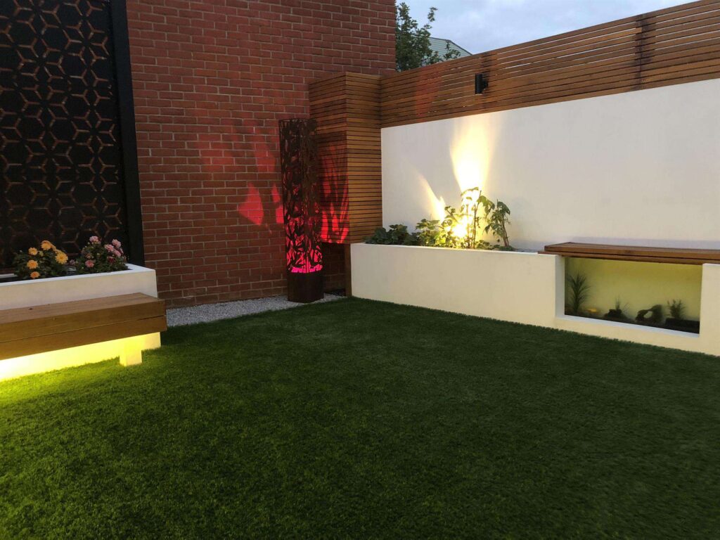 LED Light Towers 1800mm high x 265mm wide | Geo | Jet Black Powder Coat ...