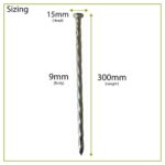 Garden Edging Pins | 150mm Lawn Edging Anchors | Ideal Garden