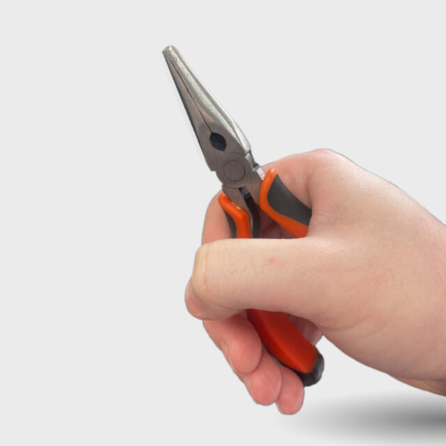 Heavy Duty Long Nose Pliers - High Quality Soft Grip Handles - Spring ...
