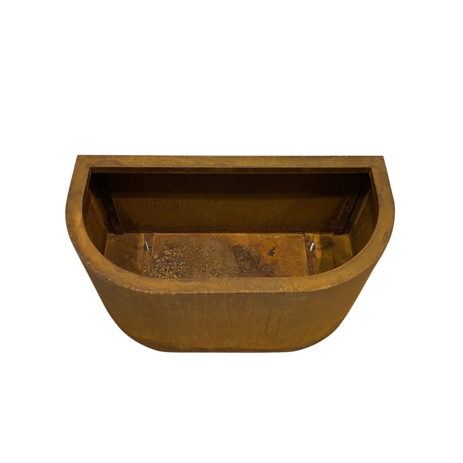 'Hive' Garden Screen with Rounded Planter | Corten Steel - The Ideal Garden