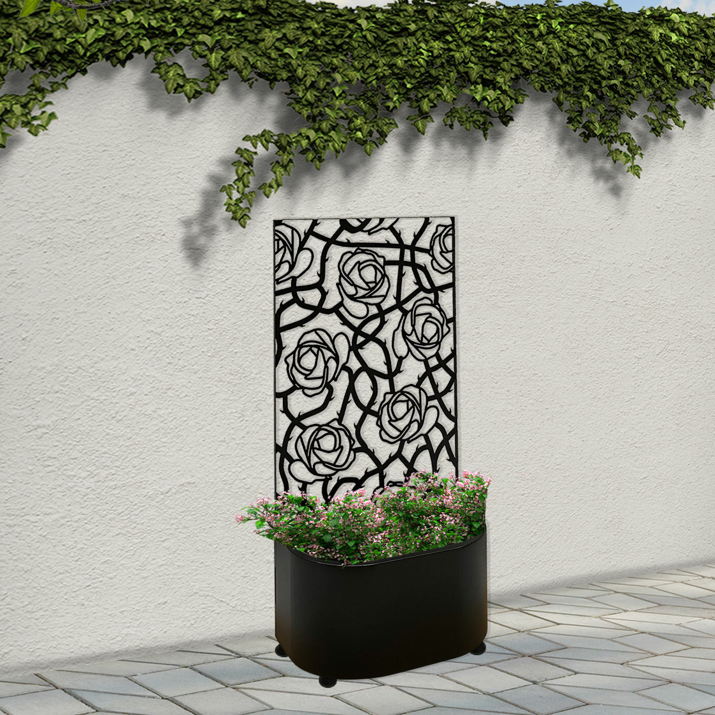 Buy A Planter Screen | Laser Cut Outdoor Metal Garden Screens
