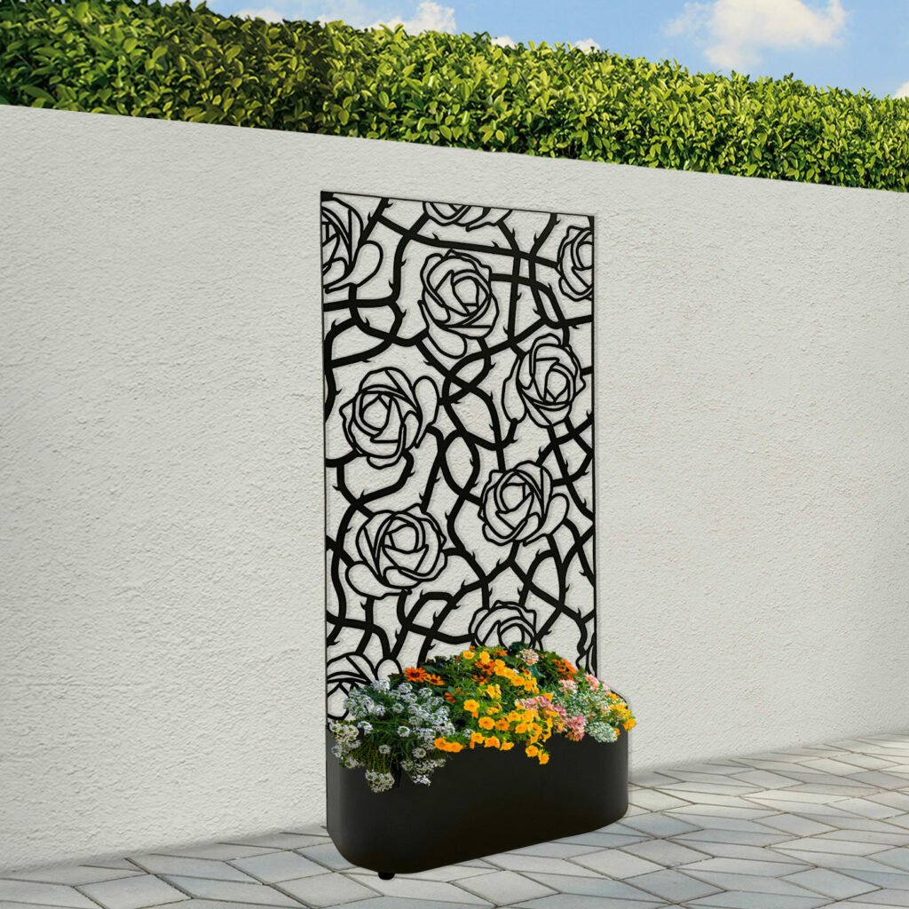 Buy A Planter Screen | Laser Cut Outdoor Metal Garden Screens