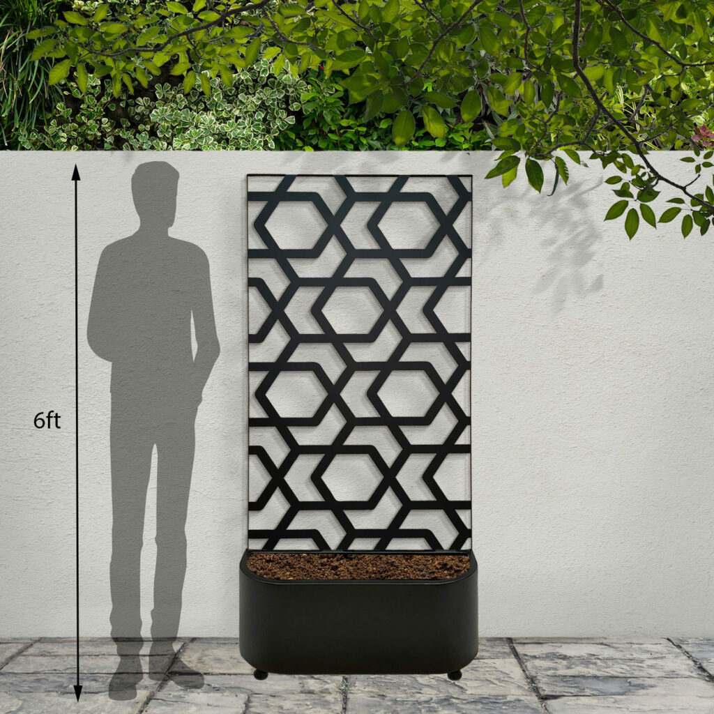 Buy Laser Cut Metal Garden Screens with Planter