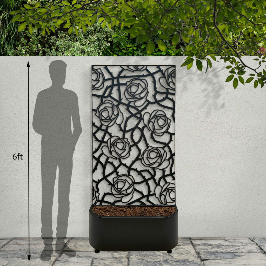 Buy A Planter Screen | Laser Cut Outdoor Metal Garden Screens