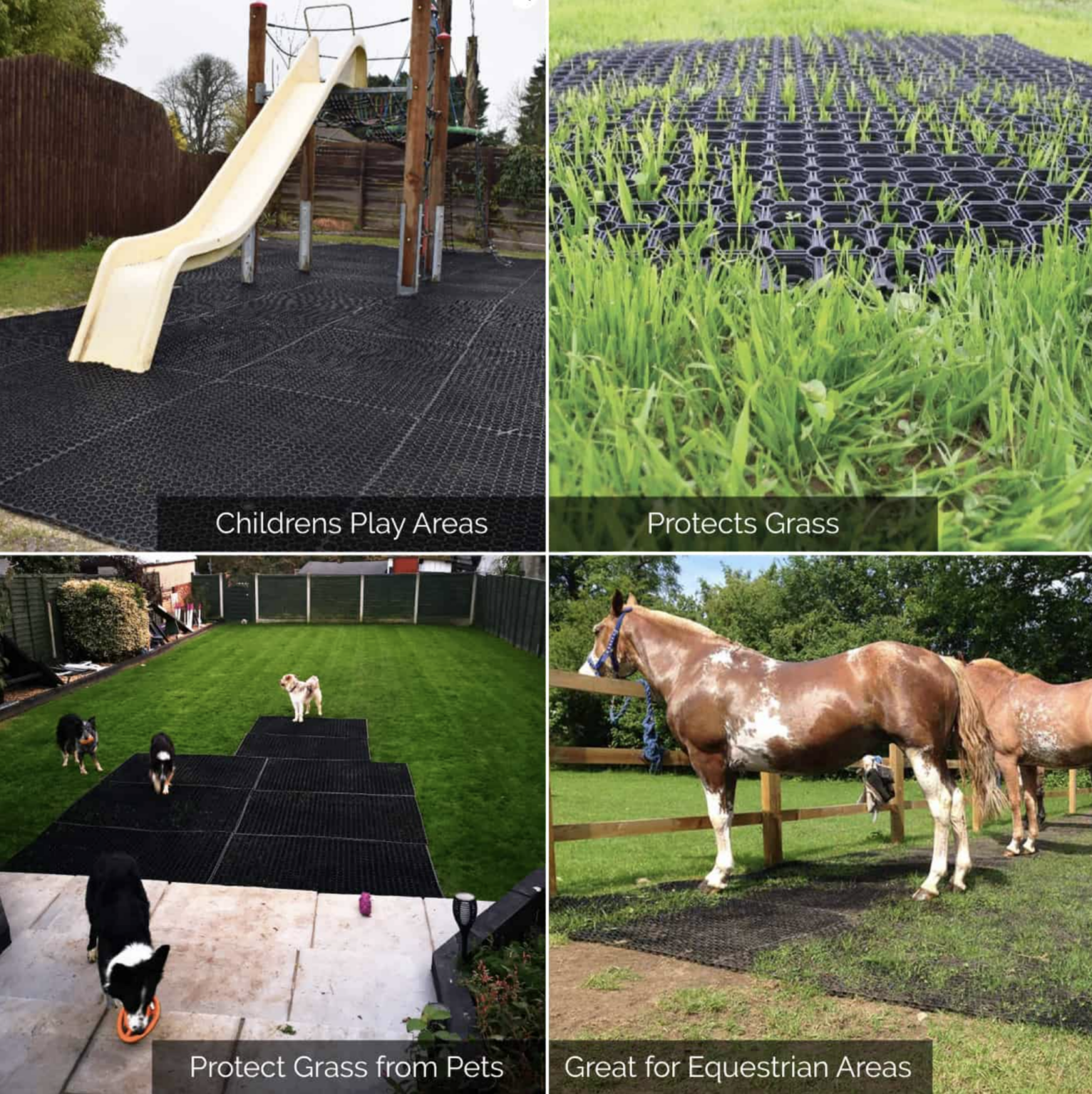 CORE Grass Rubber Grass & Ground Protection Mats 1.5m x 1m x 23mm - The ...