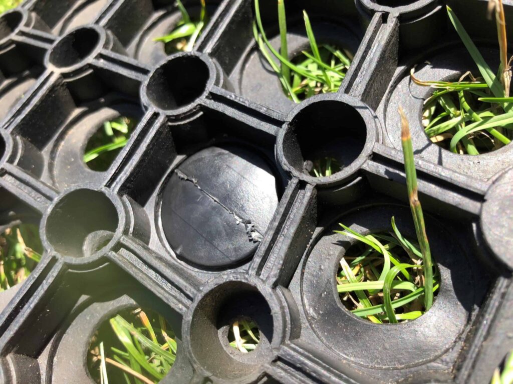 Rubber Grass and Ground Protection Mats 1.5m x 1m x 16mm - The Ideal Garden