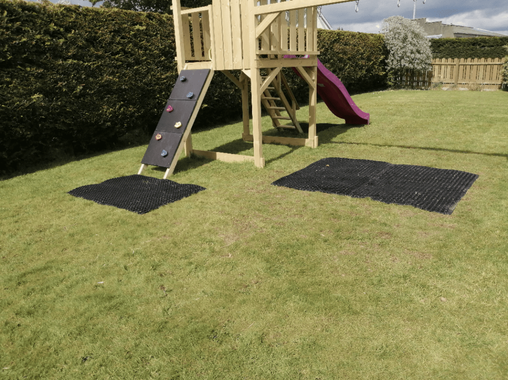 Rubber Grass and Ground Protection Mats 1.5m x 1m x 16mm - The Ideal Garden